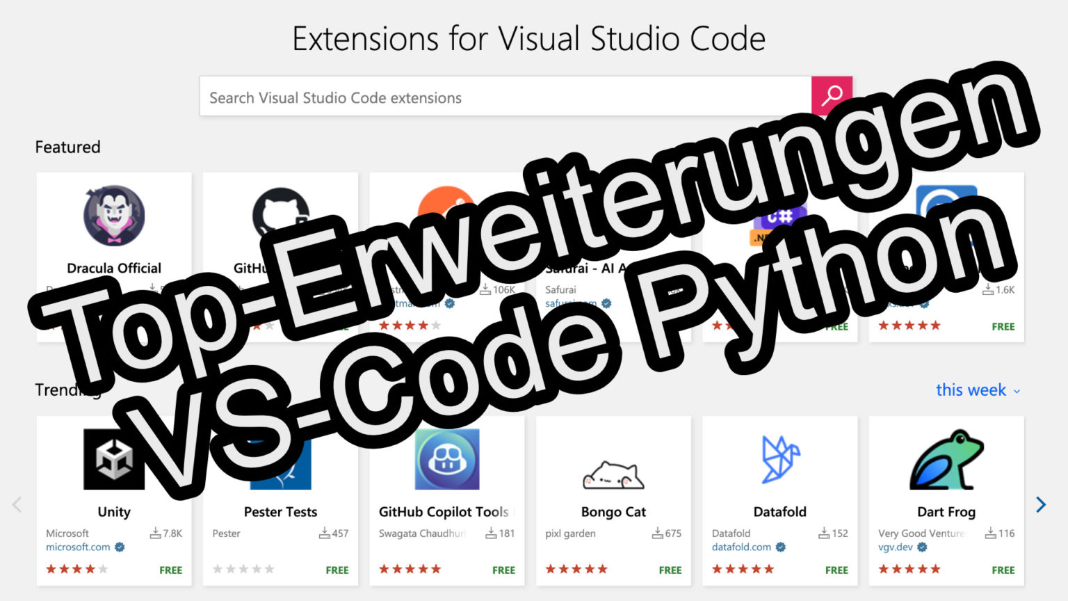 Effiziente Python-Entwicklung mit Visual Studio Code: Meine Top ...